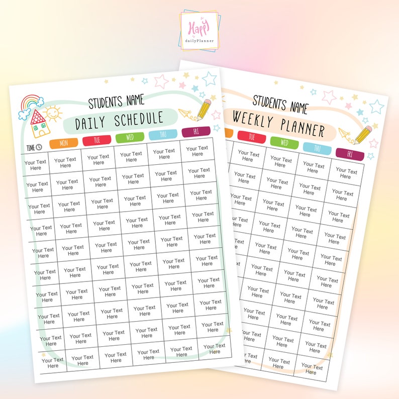 editable-homeschool-schedule-editable-homeschool-planner-etsy