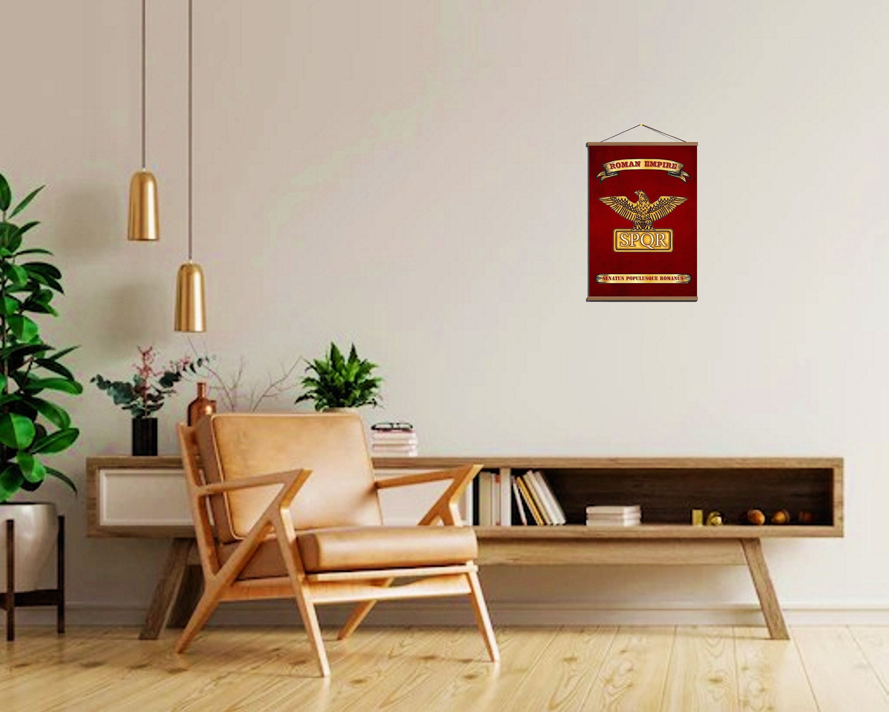 Ancient Roman Empire Decorative Vintage Banner Ensign Coat of Arms ...