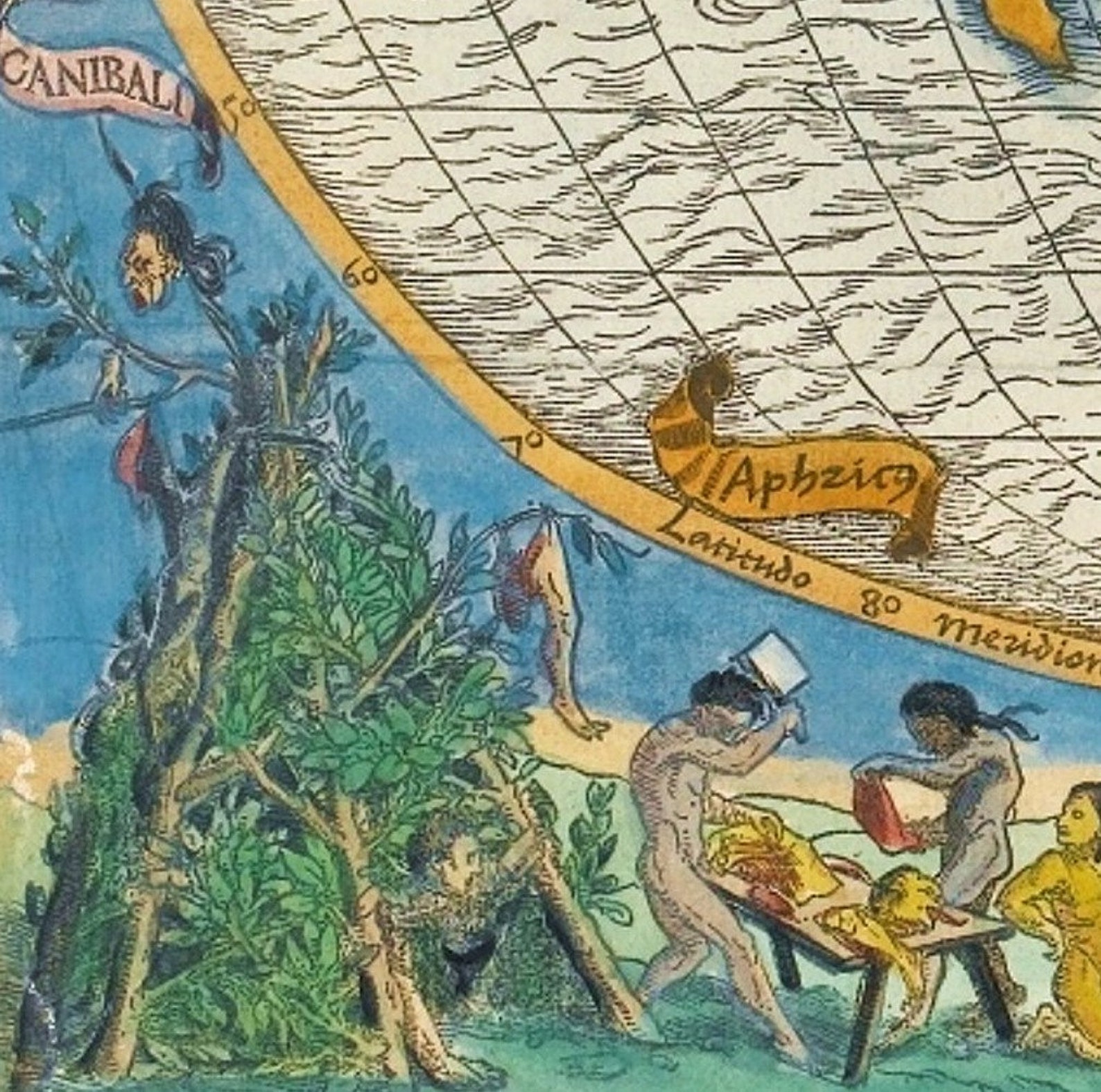 Antique Rare World Map 1532 by Sebastian Münster 1488 | Etsy