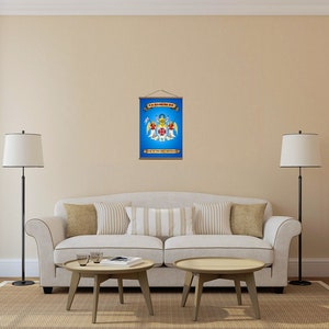 ORDER of the HOLY SEPULCHRE Rare Flag and Coat of Arms / Cotton Canvas ...