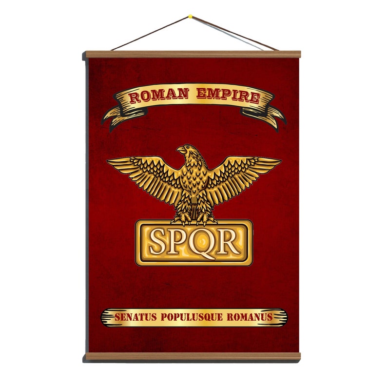 Ancient Roman Empire Decorative Vintage Banner Ensign Coat of Arms ...