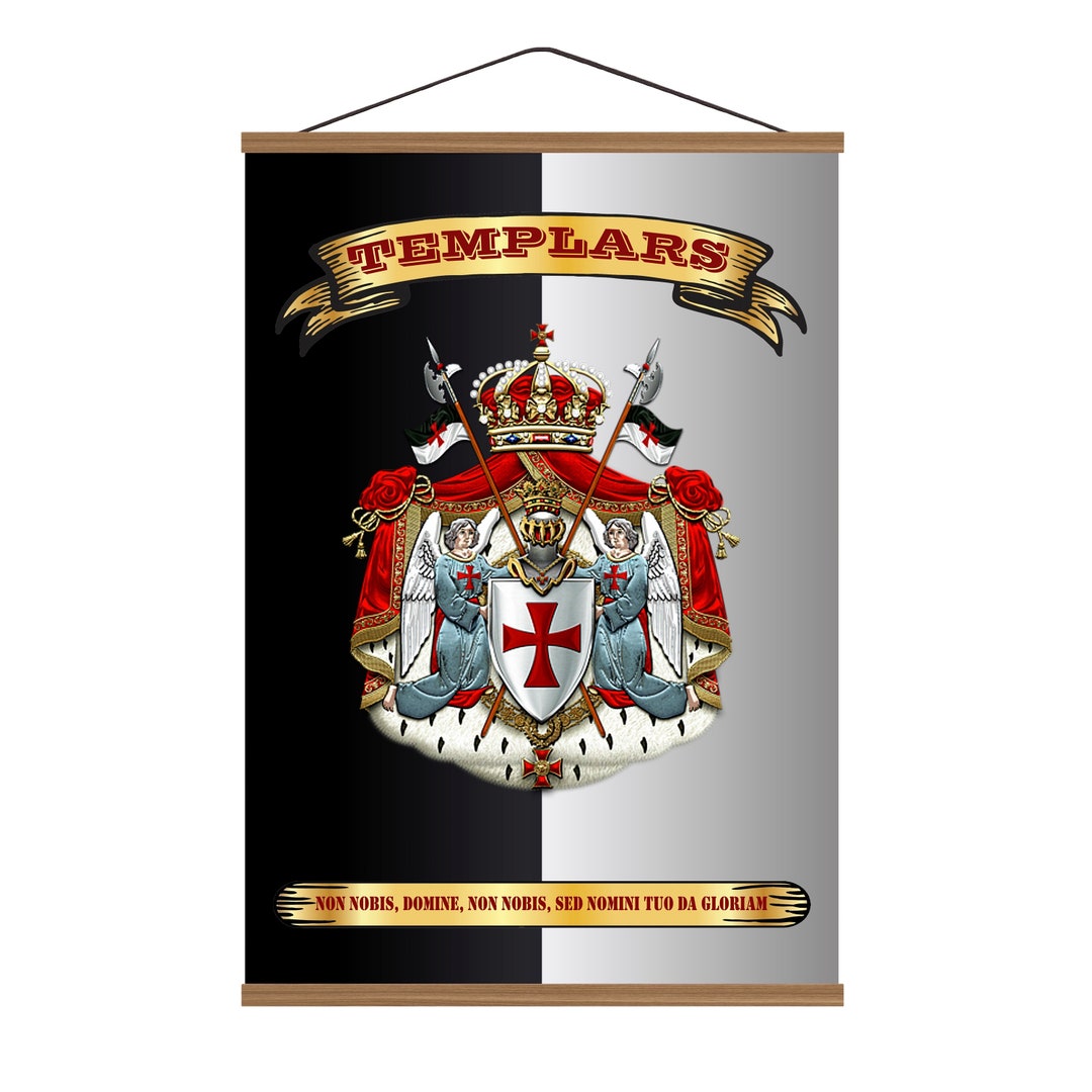 KNIGHTS TEMPLAR Christian Catholic Military Order Decorative Coat of ...