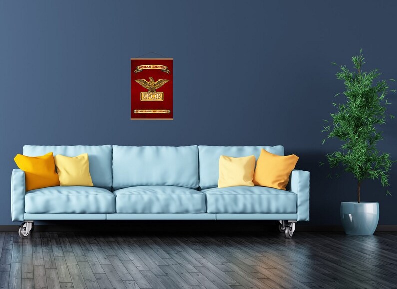 Ancient Roman Empire Decorative Vintage Banner Ensign Coat of Arms ...