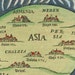 1581 Bible World Map in Shape of a Clover-leaf (europe, Asia, Africa ...