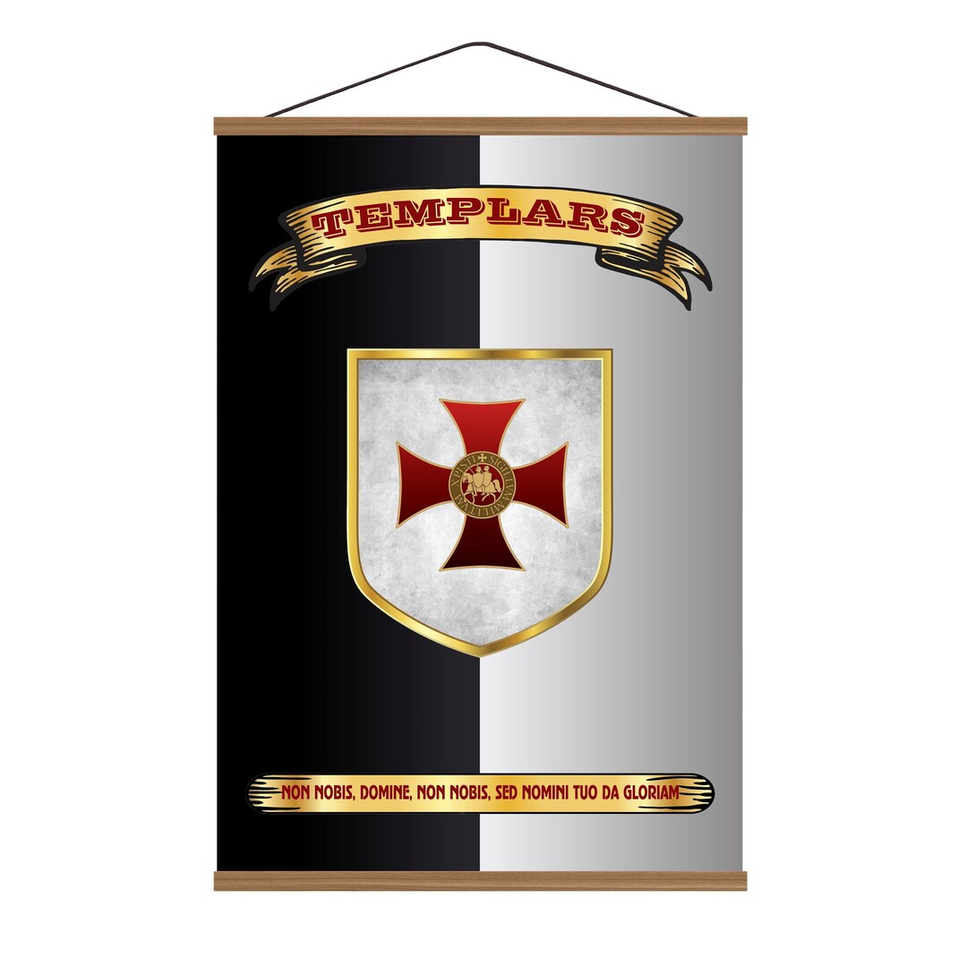 KNIGHTS TEMPLAR Christian Catholic Military Order Decorative Coat of ...