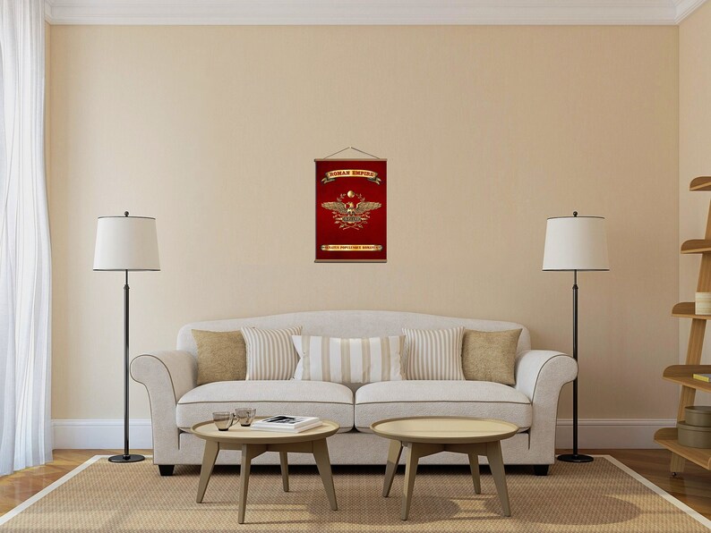 Ancient Roman Empire Decorative Vintage Banner Ensign Coat of Arms ...