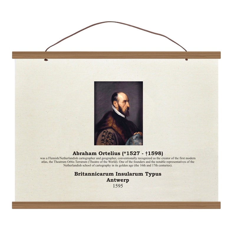 Old Vintage Rare 1595 Map of British Isles England Scotland - Etsy