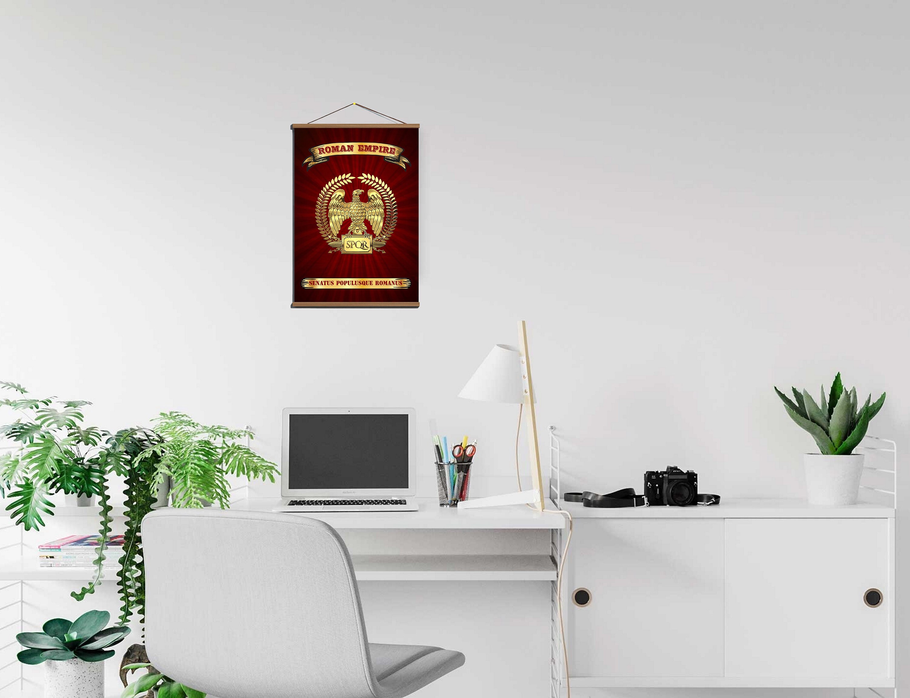 Ancient Roman Empire Decorative Vintage Banner Ensign Coat of Arms ...