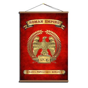 Ancient Roman Empire Decorative Vintage Banner Ensign Coat of Arms ...