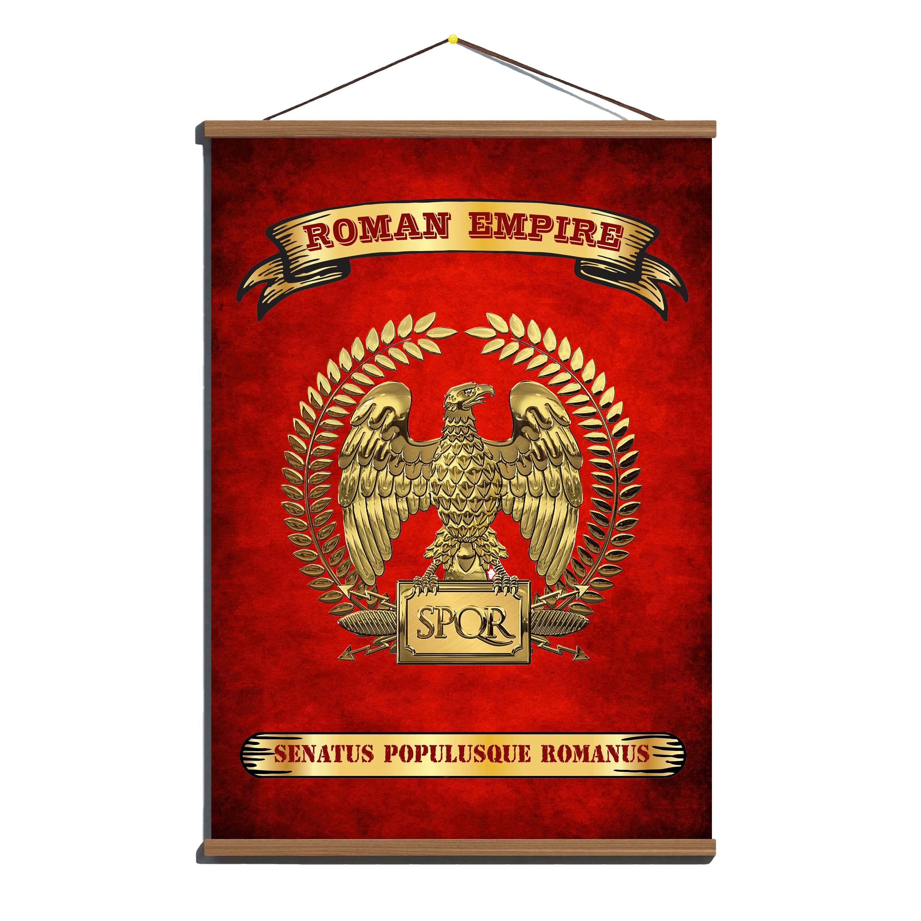 Ancient Roman Empire Decorative Vintage Banner Ensign Coat of Arms ...