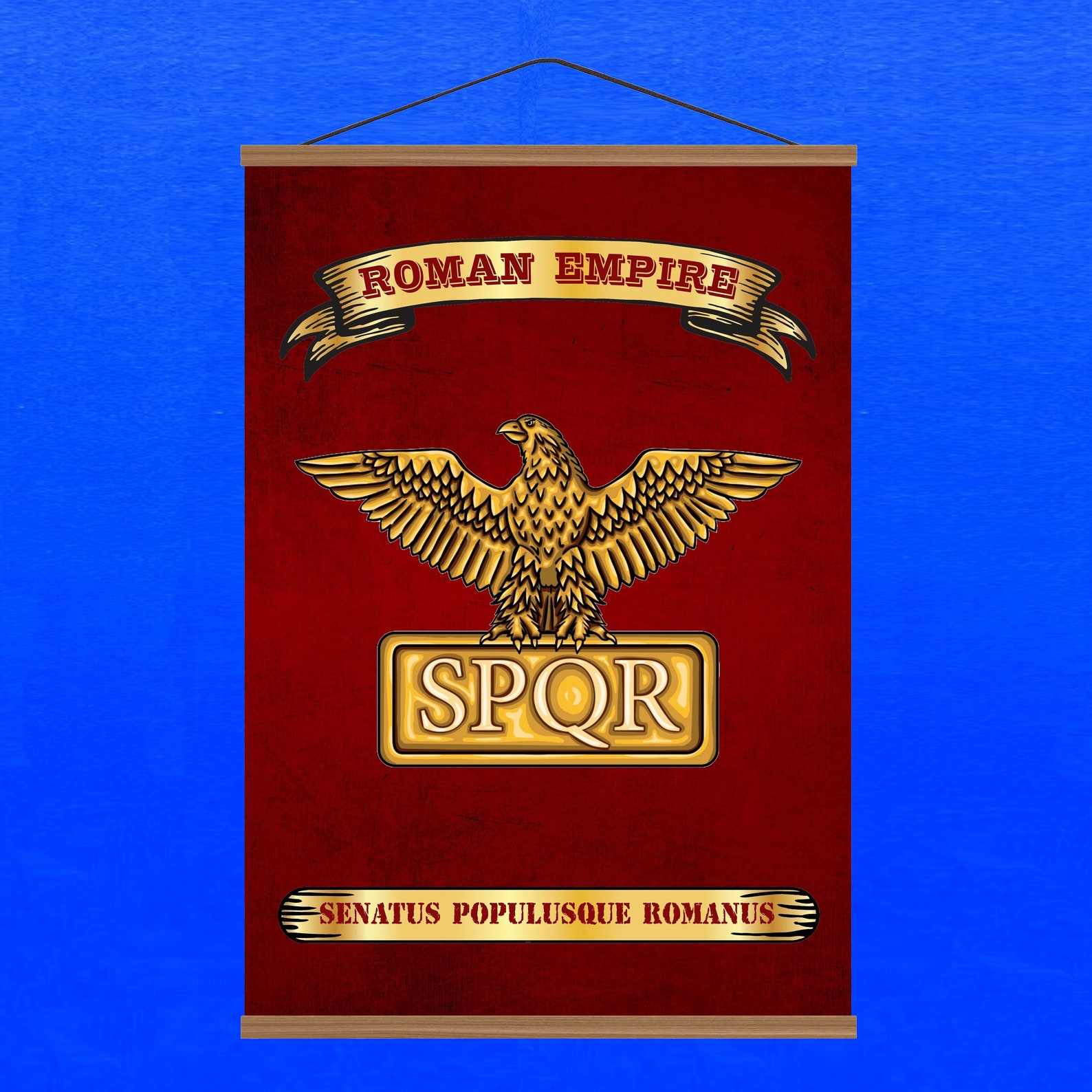Ancient Roman Empire Decorative Vintage Banner Ensign Coat of Arms ...