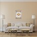 ORDER of the HOLY SEPULCHRE Rare Flag and Coat of Arms / Cotton Canvas ...