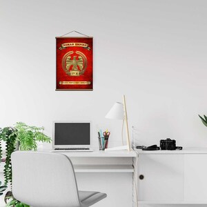 Ancient Roman Empire Decorative Vintage Banner Ensign Coat of Arms ...