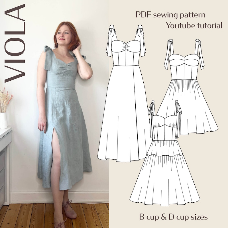 Viola Dress Patterns - Etsy