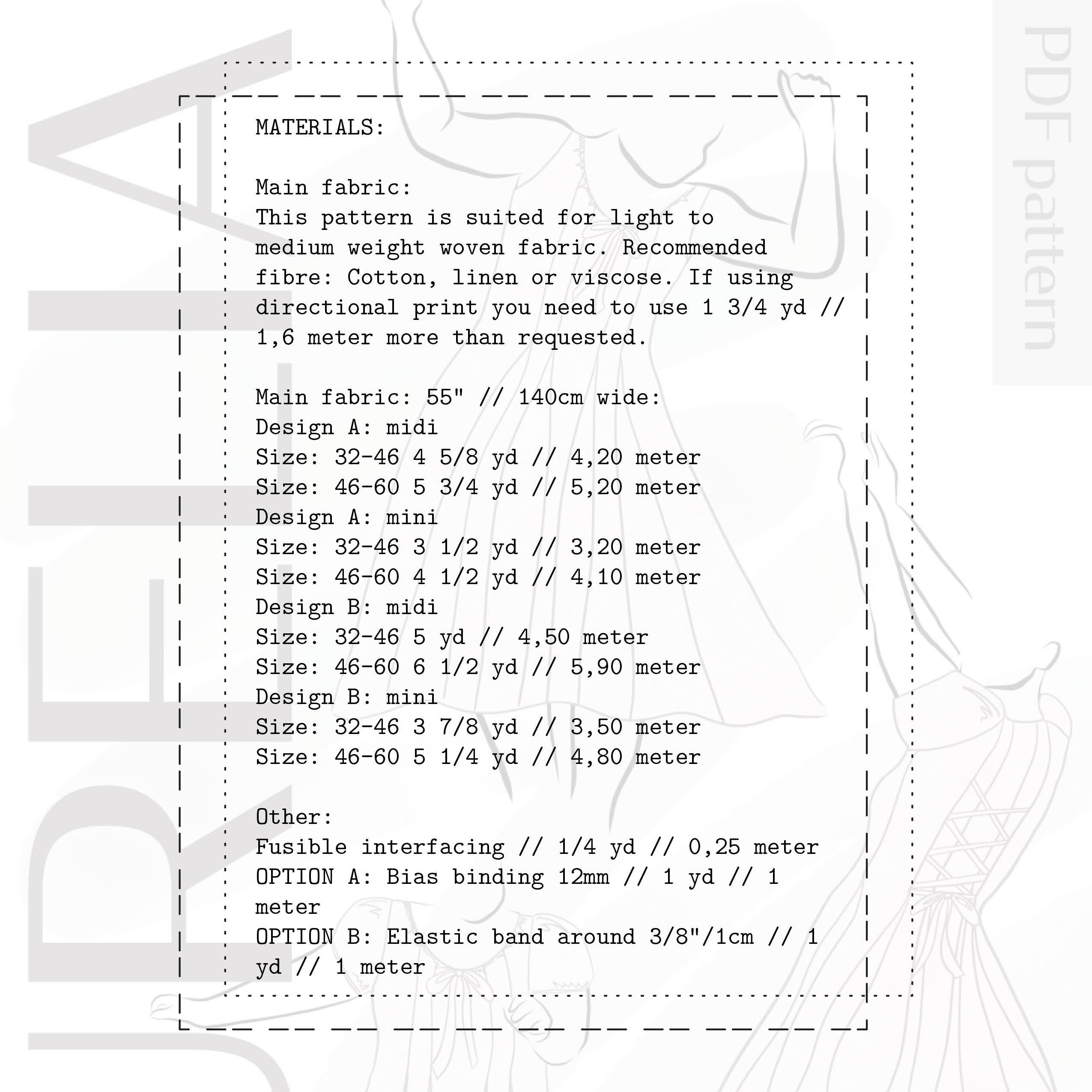 Aurelia Fit and Flare Romantic Dress Digital PDF Sewing Pattern // EU ...