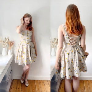 Estella Corset Top and Cottage Core Skirt Digital PDF Sewing Pattern ...