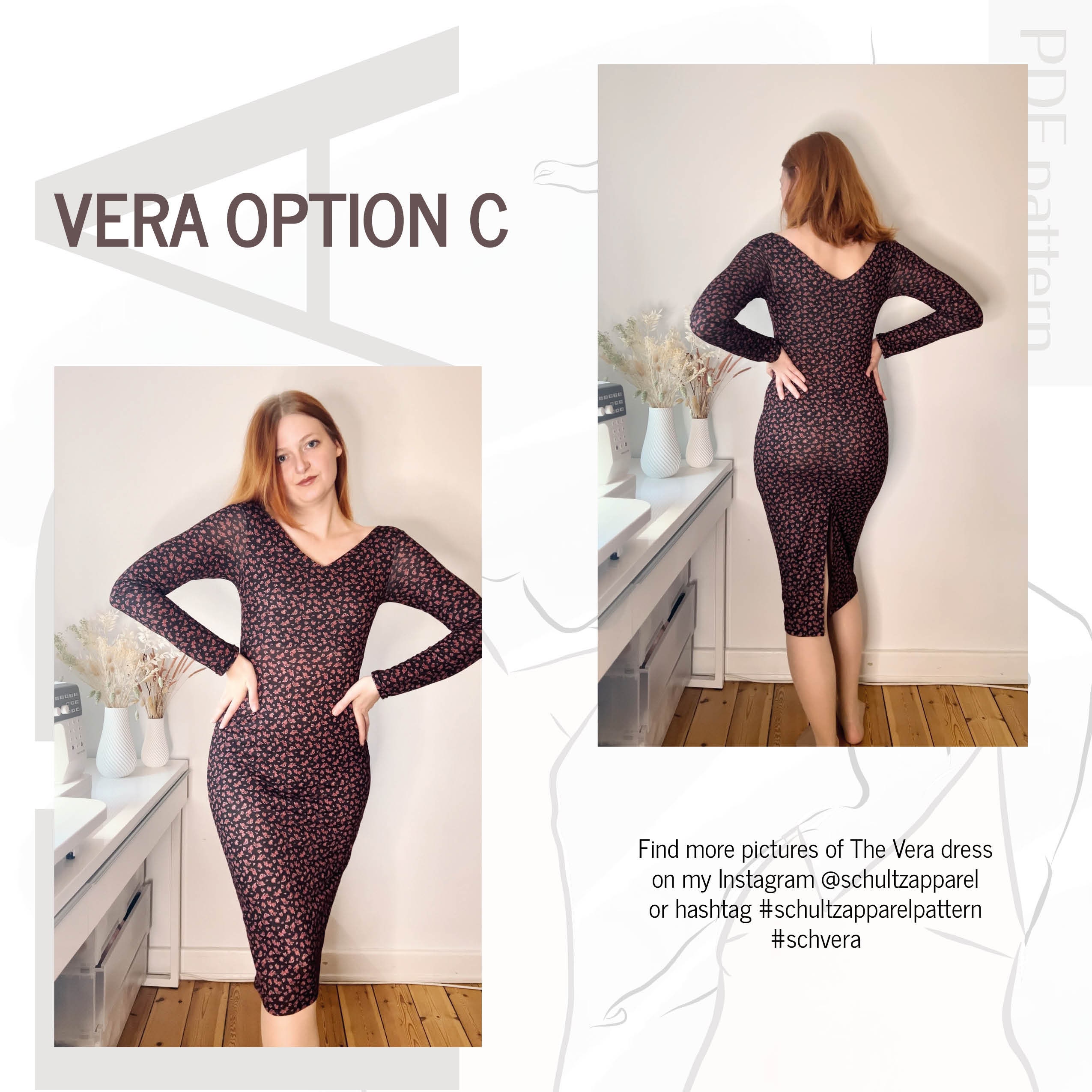 The Vera Pattern - Digital Pattern (2XS-5XL) — Schultzapparel