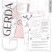 Gerda Big Collar Wrap Dress Digital PDF Sewing Pattern // EU - Etsy