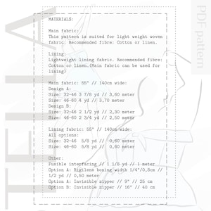 Estella Romantic Cottage Core Dress Digital PDF Sewing Pattern // EU 32 ...