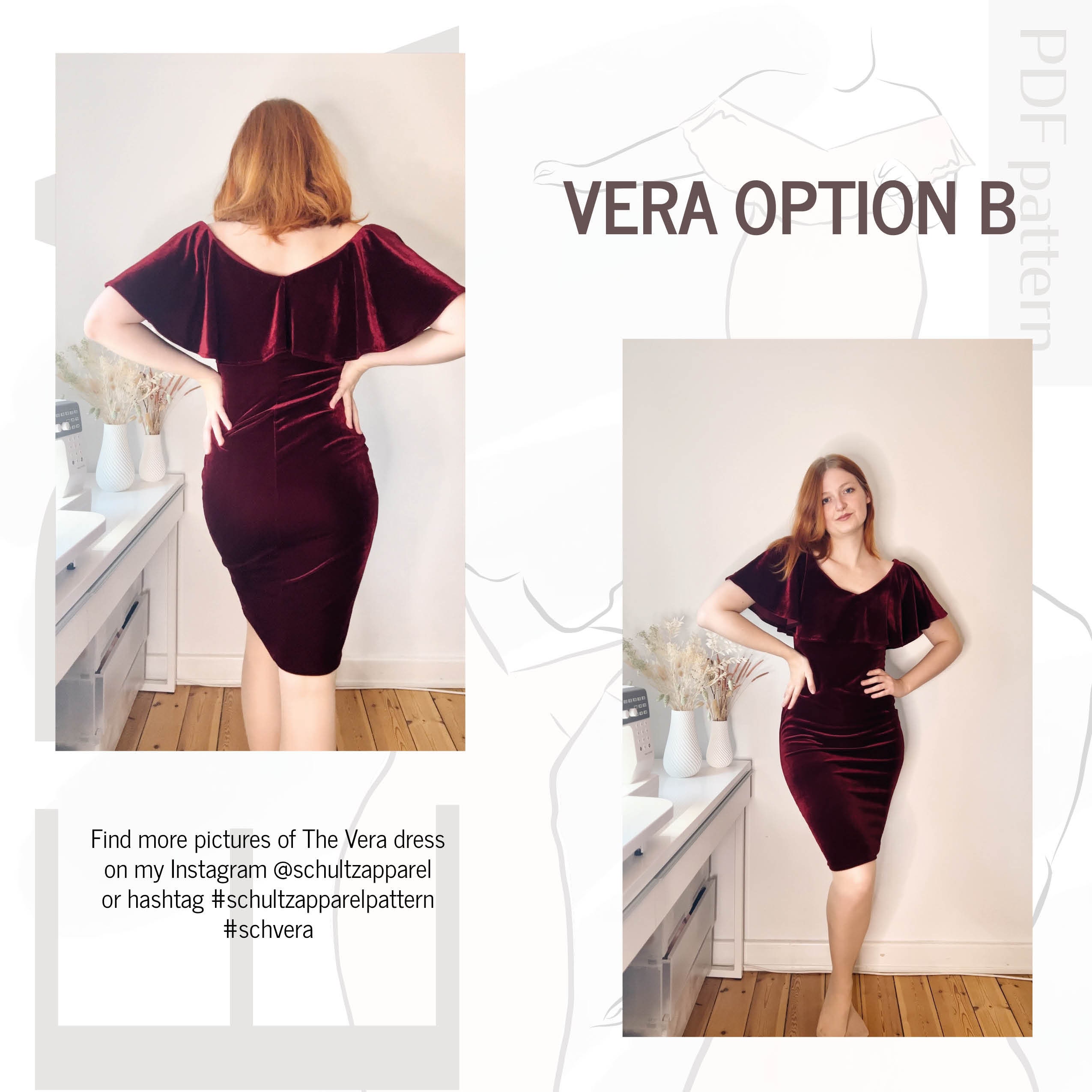 The Vera Pattern - Digital Pattern (2XS-5XL) — Schultzapparel