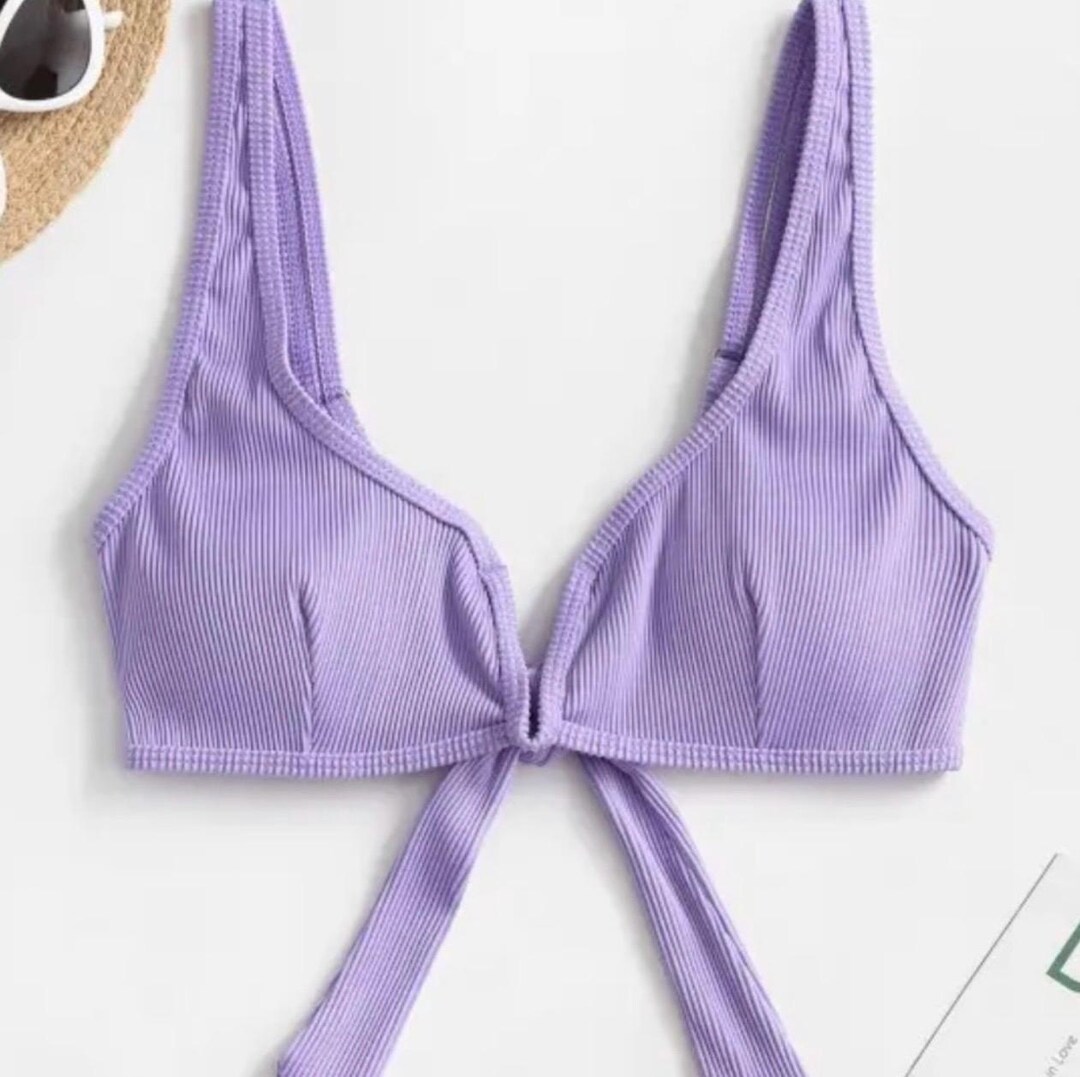 Lavender Bikini Top - Etsy