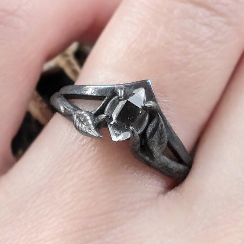 Raw Diamond Ring - Etsy