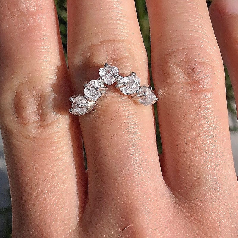 Raw Crystal Ring - Etsy