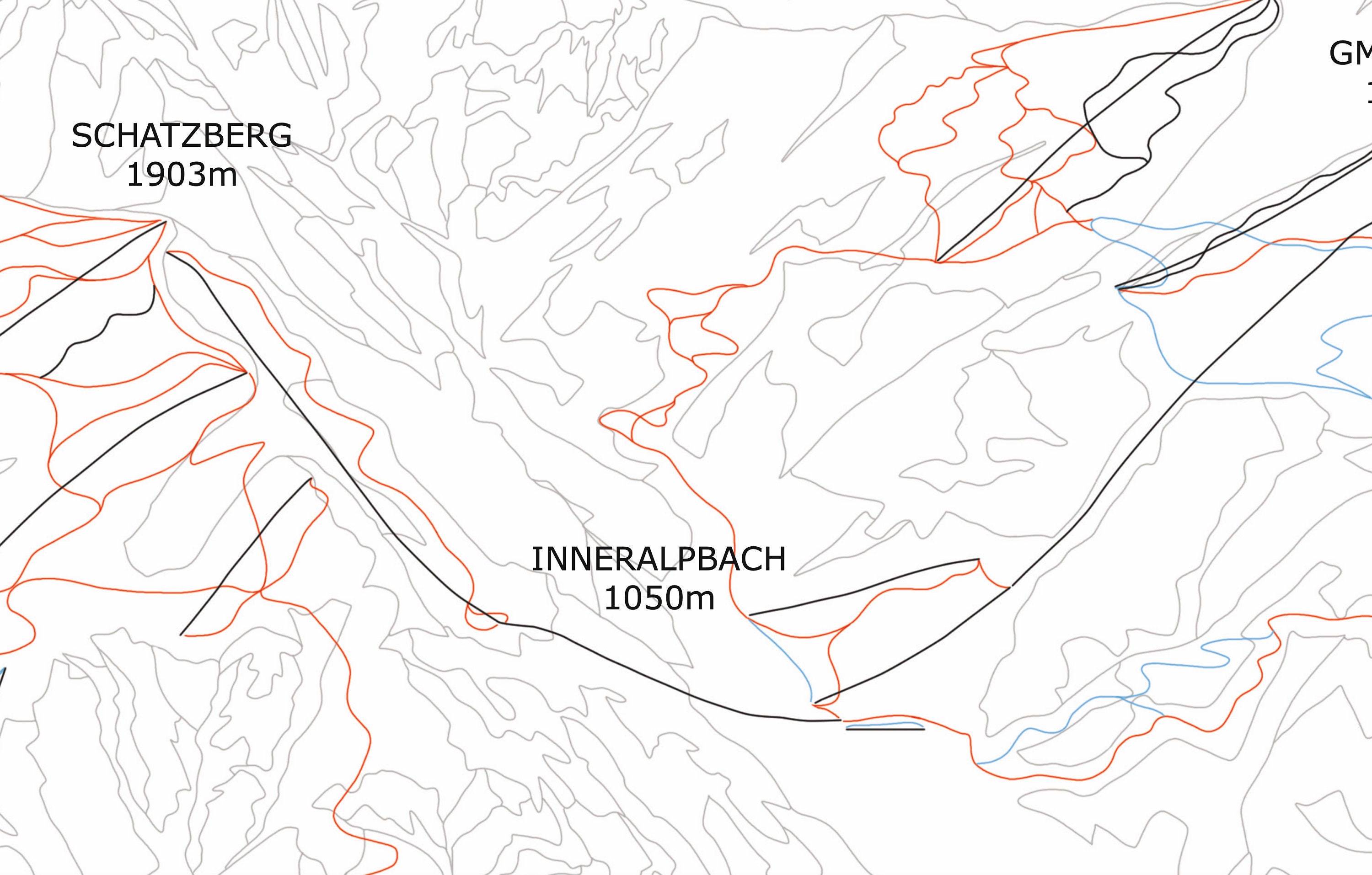 Alpbachtal Wildschönau Ski Juwel Ski Piste Map Poster/Print | Etsy