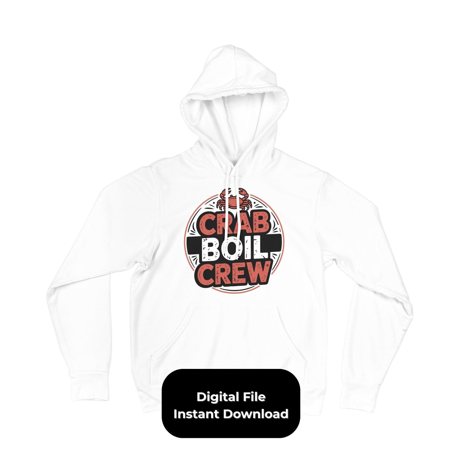 Funny Crabby Casual PNG Design – Crab Boil Crew – Seafood Shirt Cricut ...