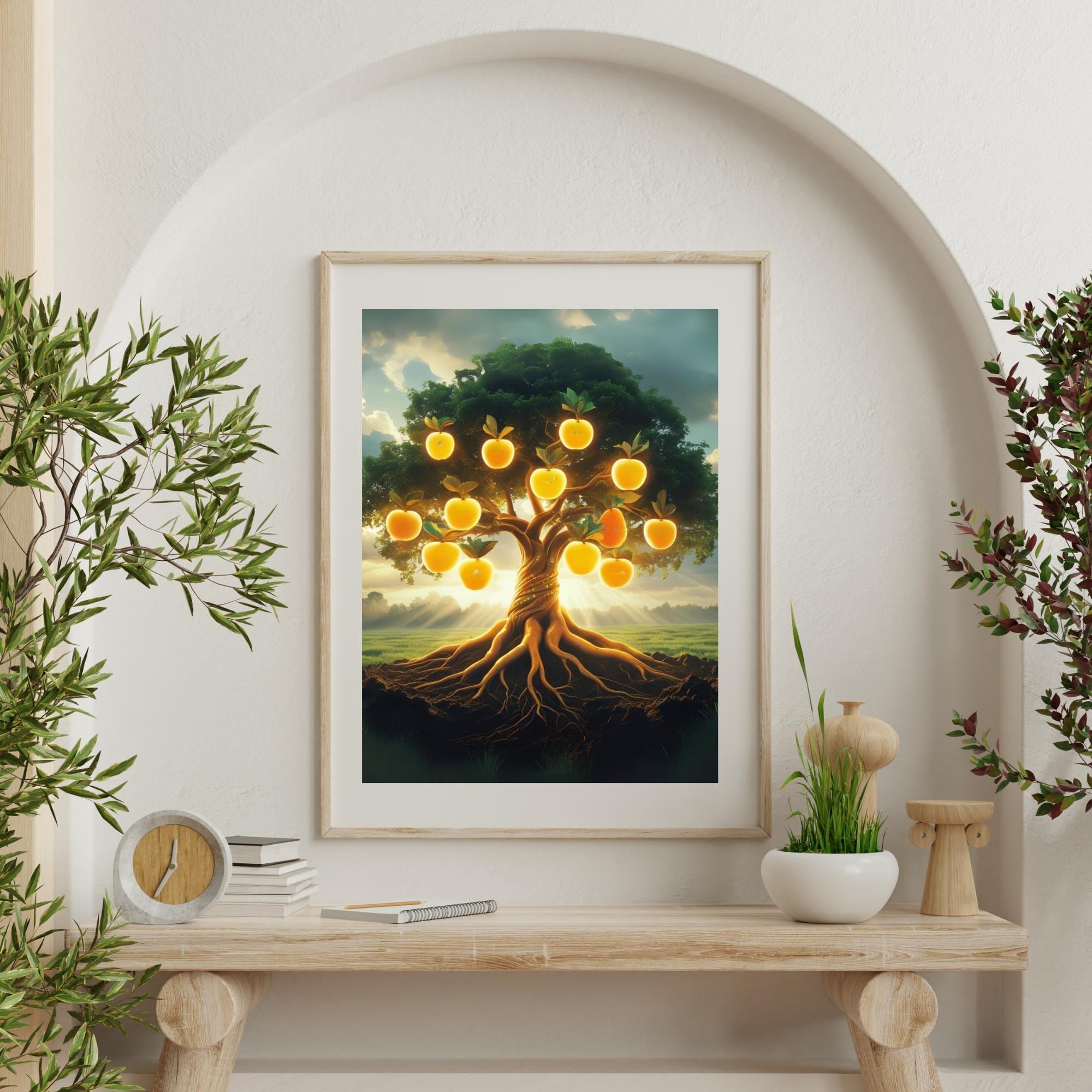 Glowing Tree of Life PNG – Enchanted Digital Art Download - Etsy