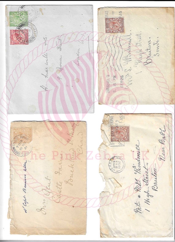 Vintage King George Envelope Digi Kit / Junk Journal Digi Kit | Etsy