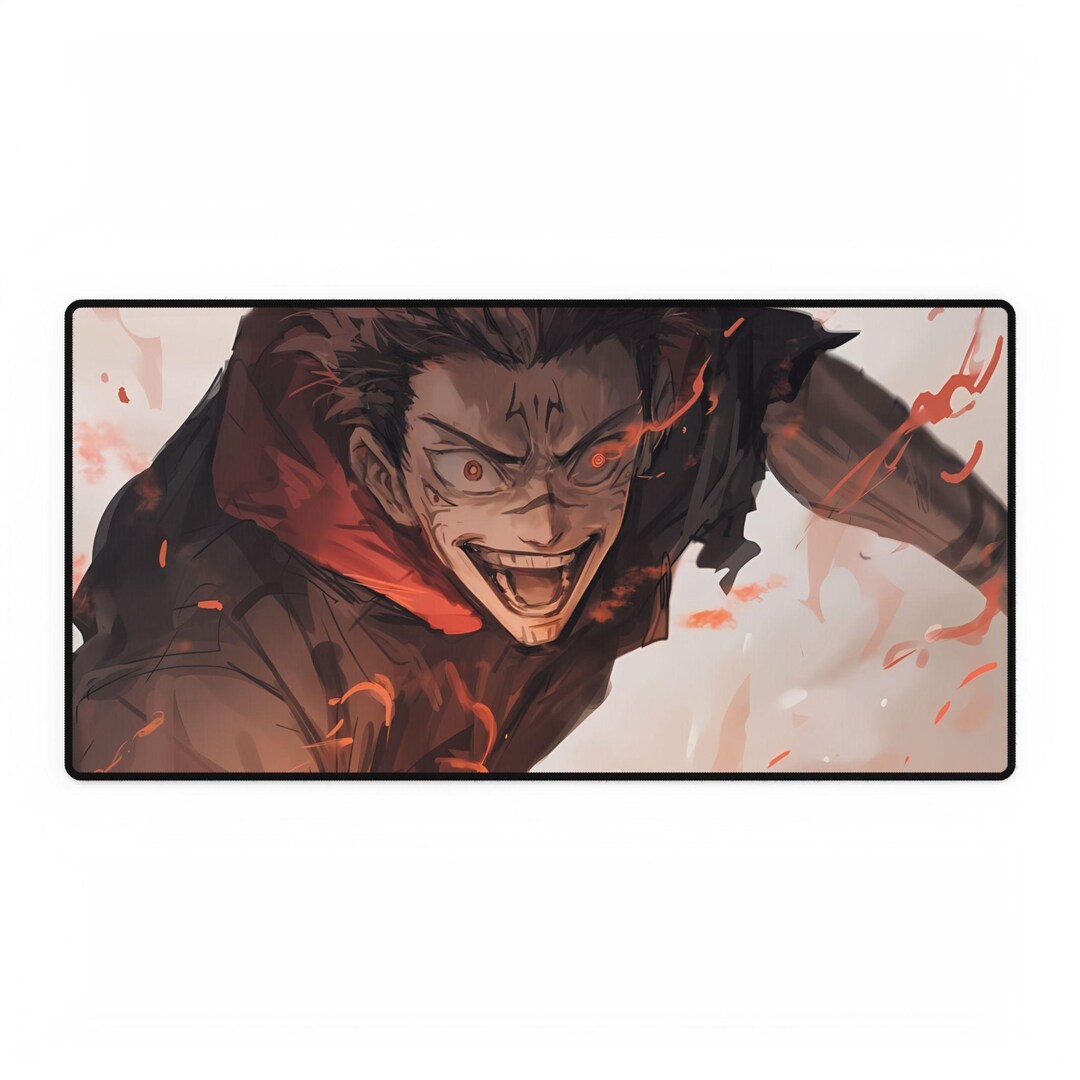 Sukuna Jujutsu Kaisen Anime Clean and Sick Design Mousepads Desk Mats ...