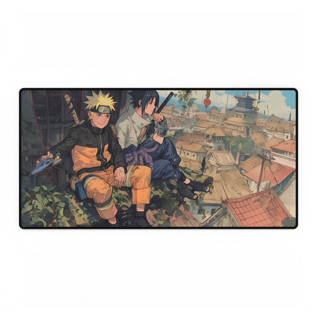 Naruto Uzumaki and Sasuke Uchiha Anime Naruto Cool Design Mousepads ...