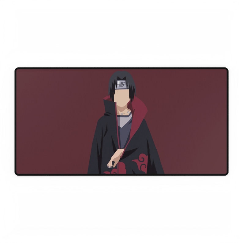 Itachi Minimalistic Naruto Desk Mat - Etsy