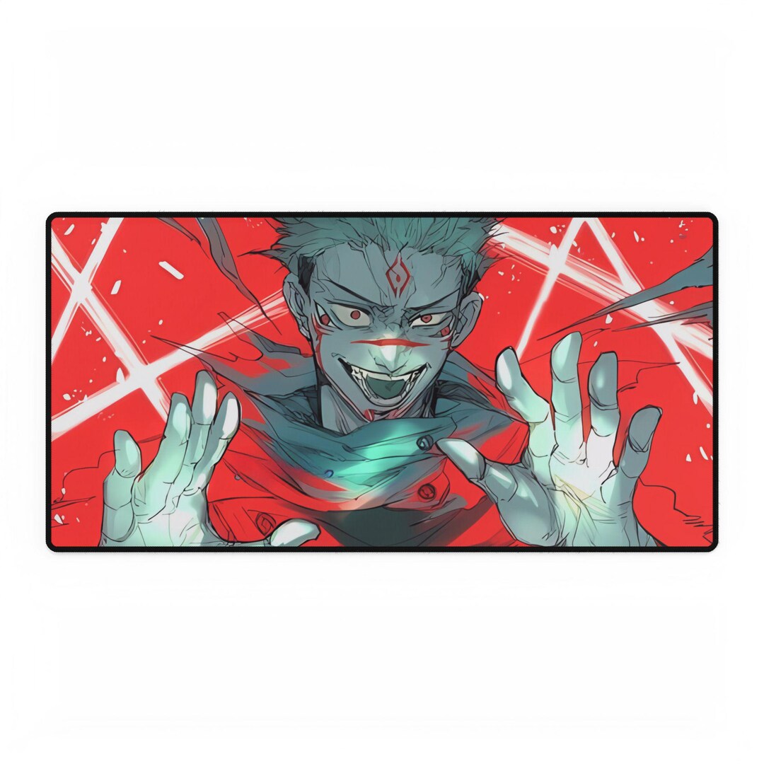 Sukuna Jujutsu Kaisen Cleandesign Anime Mousepaddesk Mats - Etsy