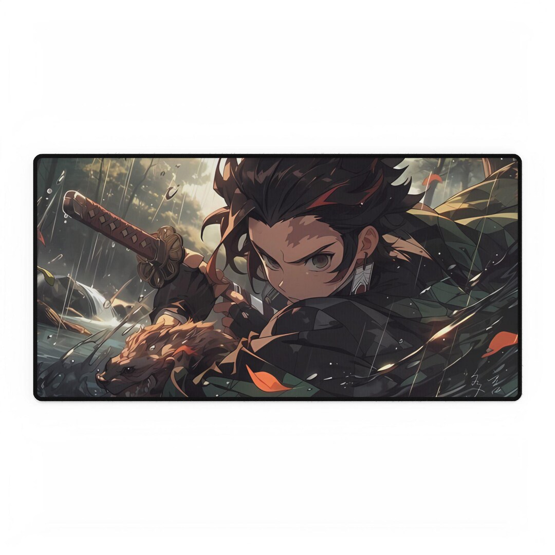 Tanjiro Kamado Demon Slayer Mouse Pads Desk Mats - Etsy