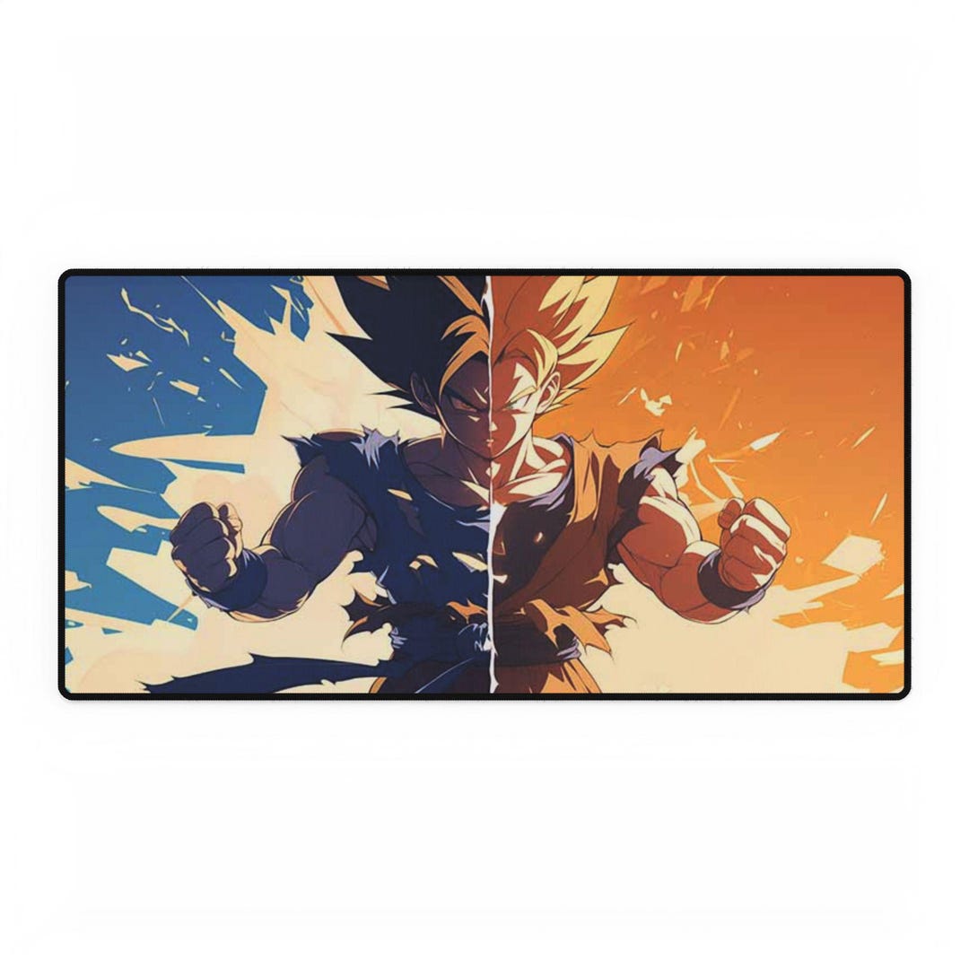 Goku Super Saiyan Transformation Mousepad Dual Energy Dragon Ball Z ...