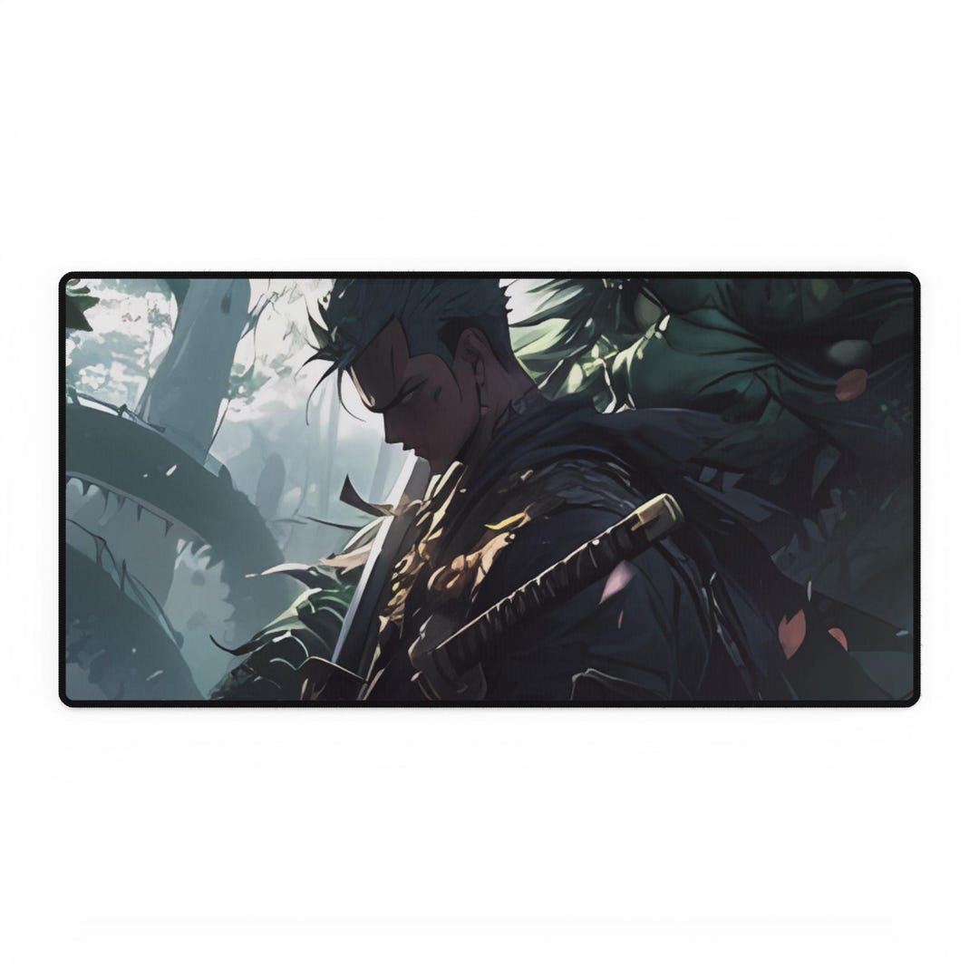 Roronoa Zoro One Piece Anime Cleandesign Mousepads Desk Mats - Etsy