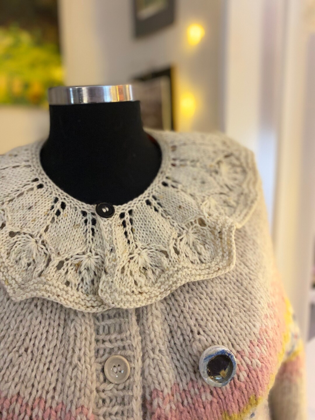 Romantic Lace Collar_peter Pen Collar_knitted Collar_vintage Style Lace ...