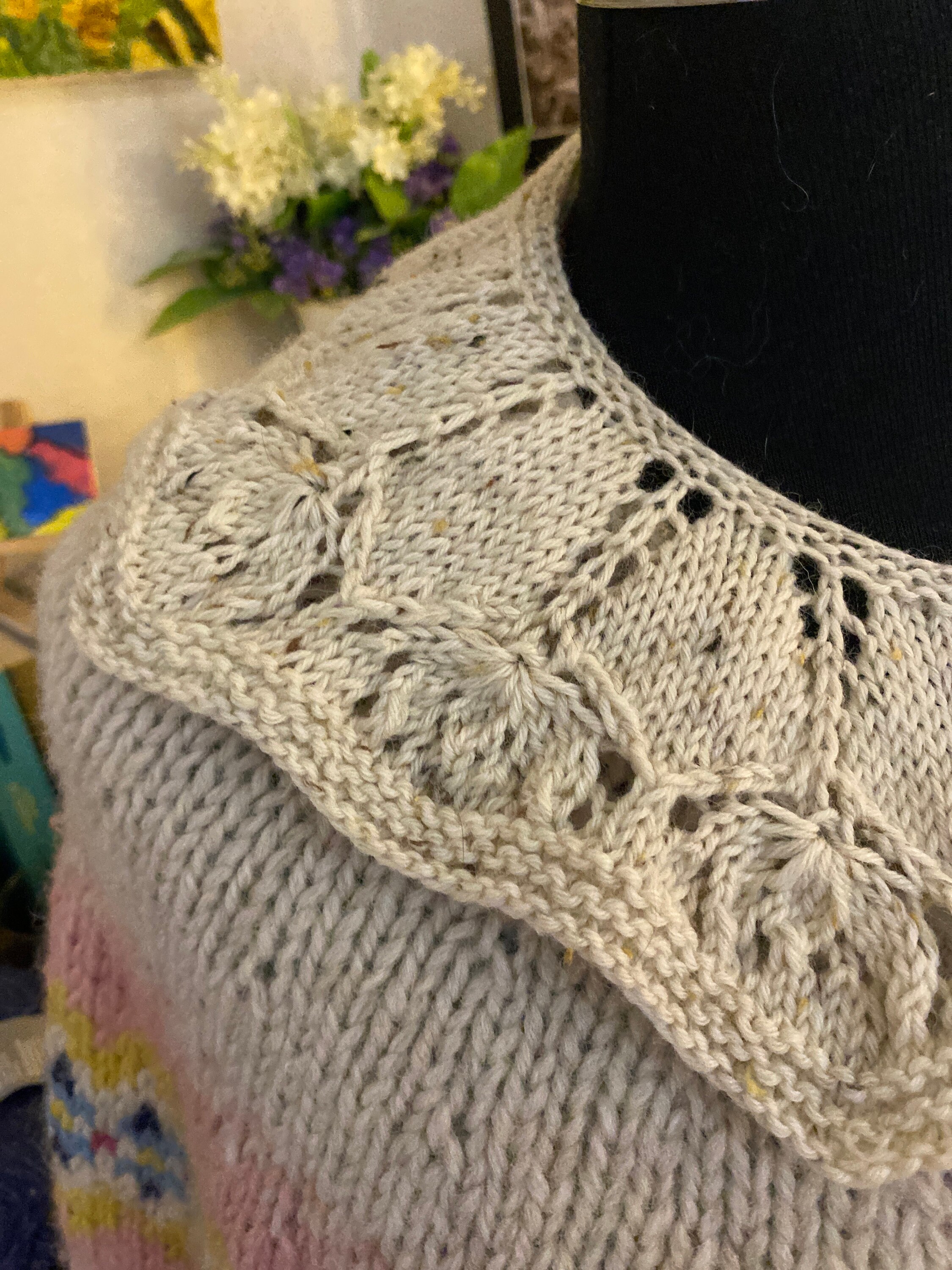 Romantic Lace Collar_peter Pen Collar_knitted Collar_vintage Style Lace ...