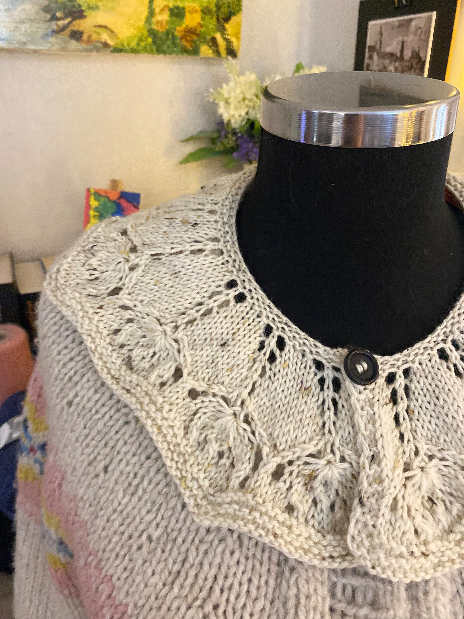 Romantic Lace Collar_peter Pen Collar_knitted Collar_vintage Style Lace ...