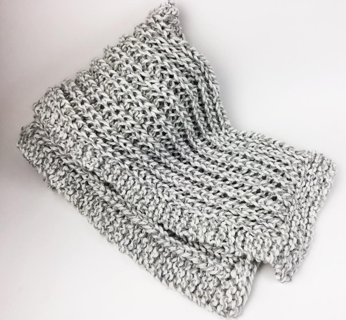 Fisherman’s Rib Scarf Pattern for Beginners - Etsy