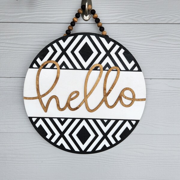 Hanging Door Sign - Etsy