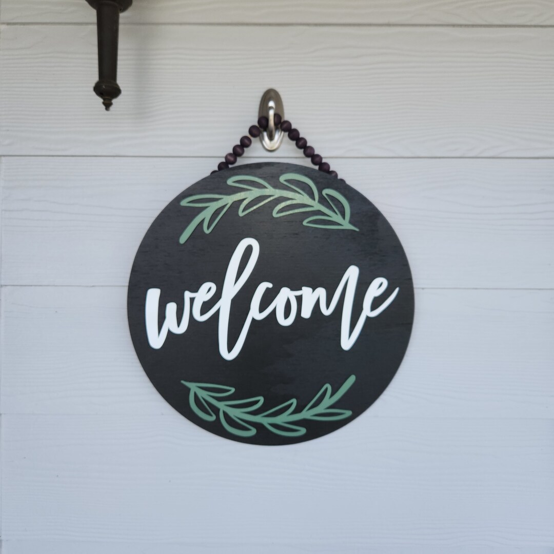 Welcome Laurel Door Sign - Hello Laurel Door Hanger - Etsy