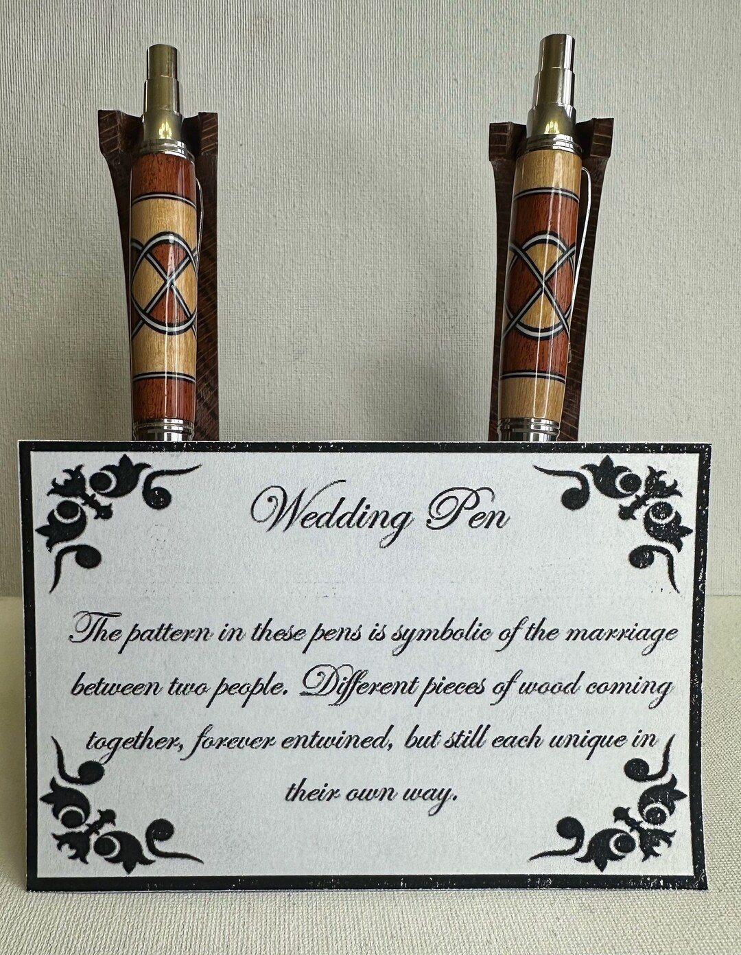Segmented Wedding Pen Set - Etsy