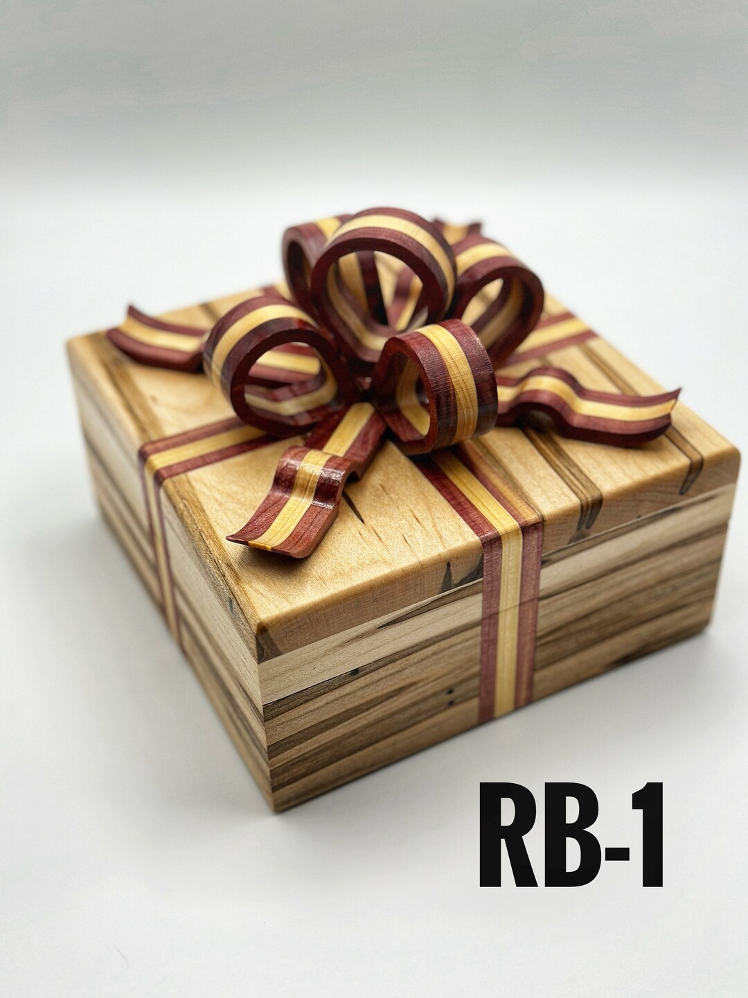 Wooden Ribbon Box - Etsy