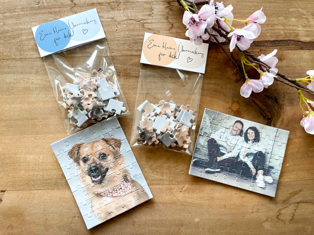 Puzzle Card With Your Own Photo and Text (35 Pieces) - Etsy
