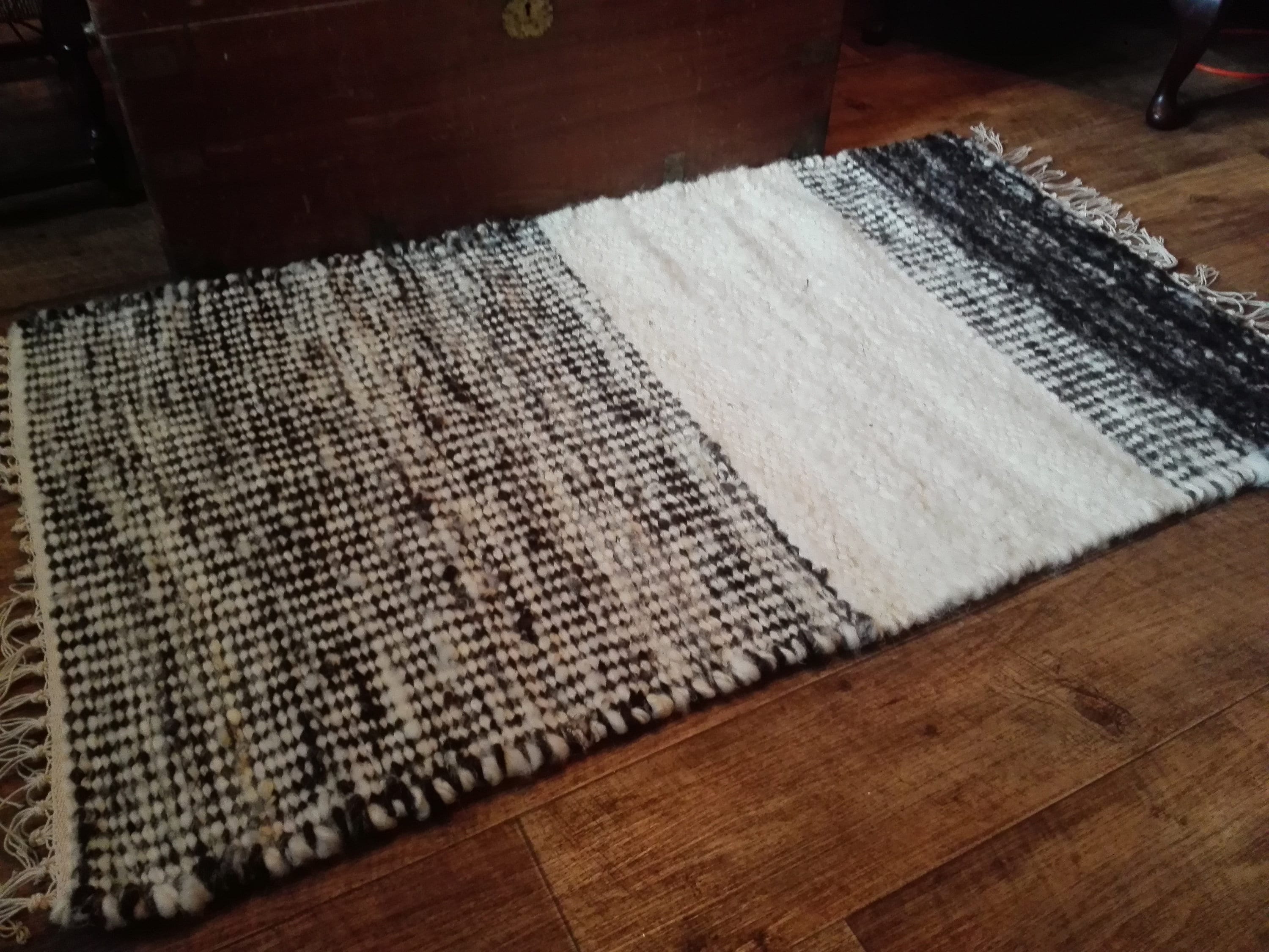 Handspun and Handwoven Rug - Etsy Denmark