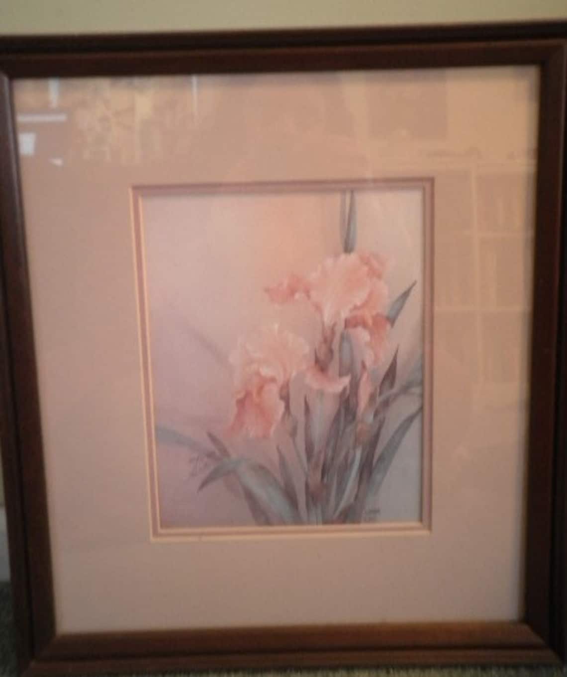 Signed Lena Liu Flower Limited Edition Lithograph | Etsy