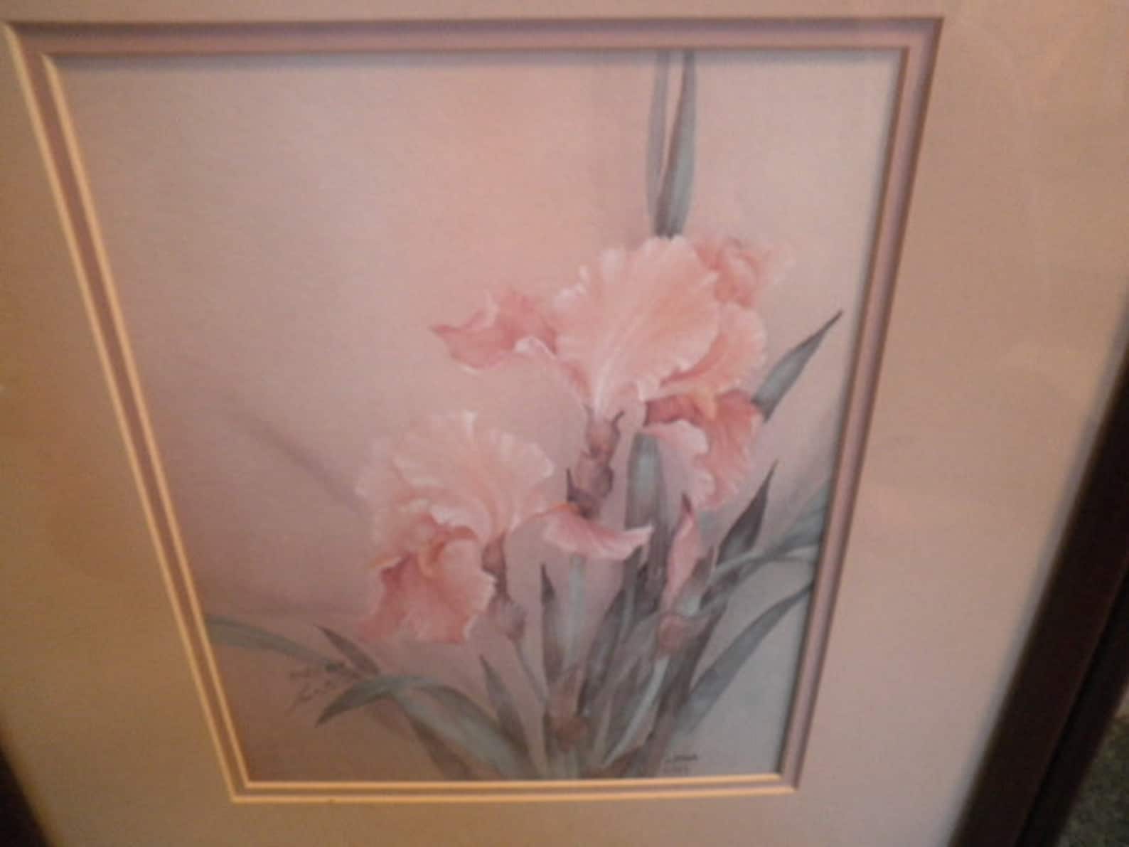 Signed Lena Liu Flower Limited Edition Lithograph | Etsy